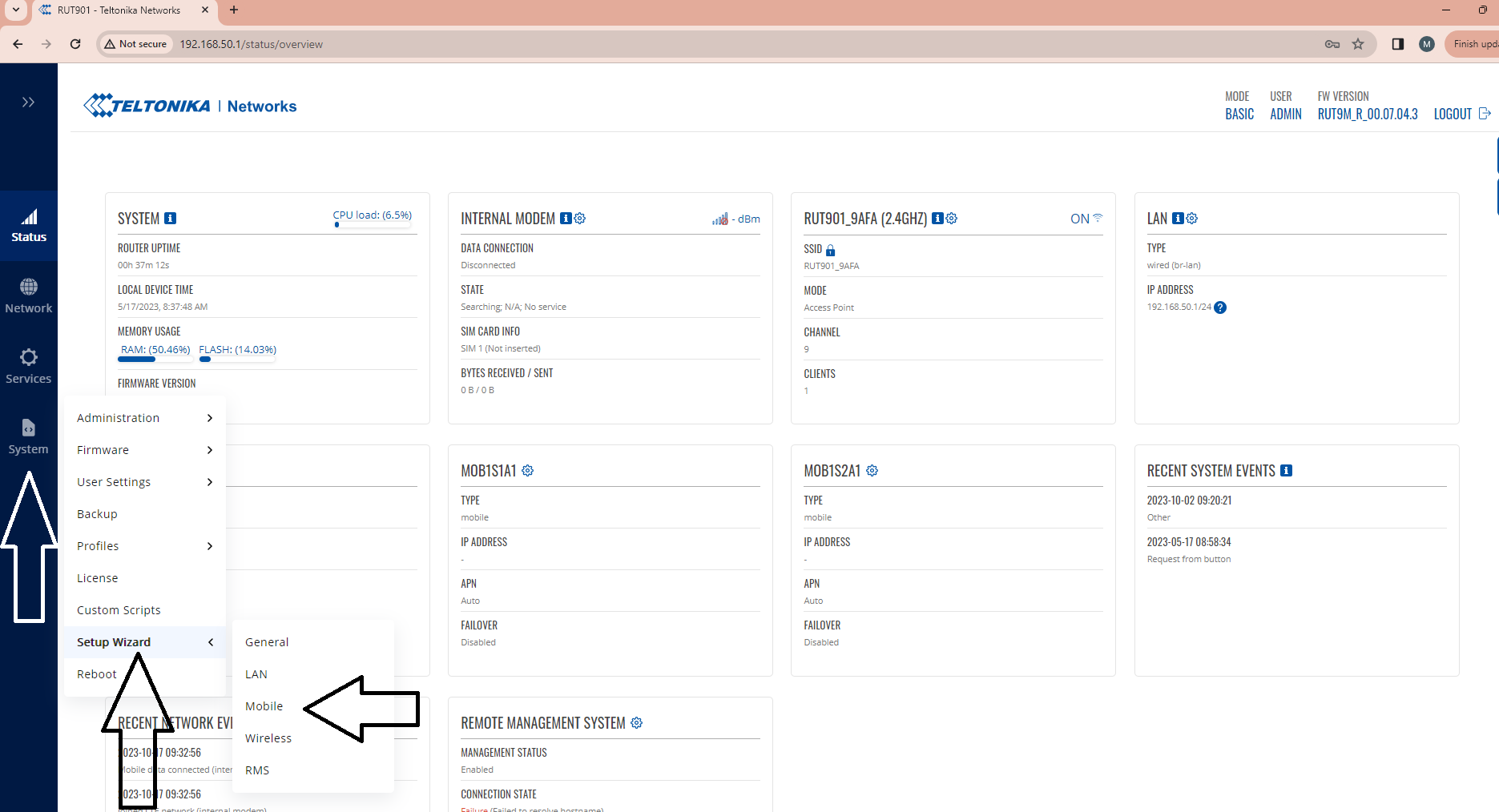 Teltonika RUT240 APN Settings Guide - Iotie Connect